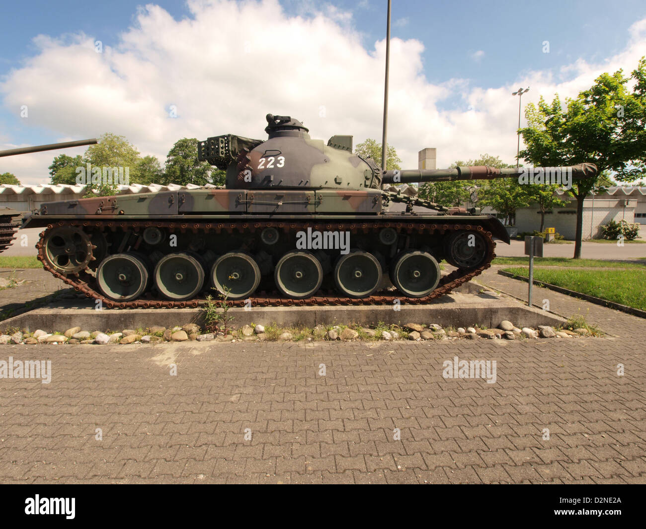 The Panzer 68/88 is a Swiss-built armored tank used by the Swiss Army ...