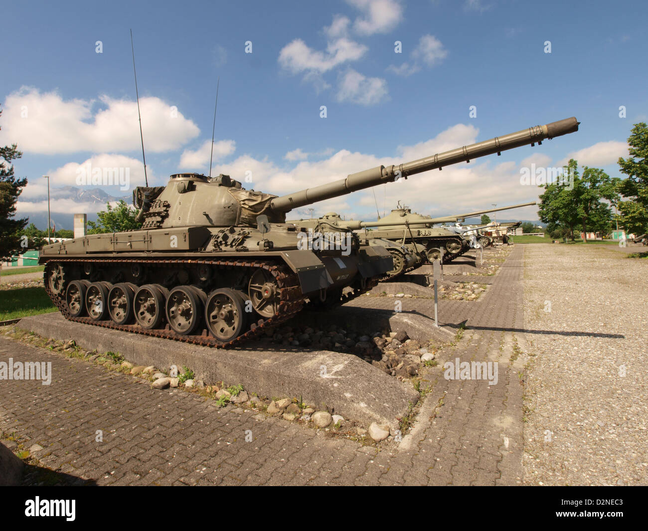 The Panzer 61 is a Swiss-made main battle tank, designed for mobility ...