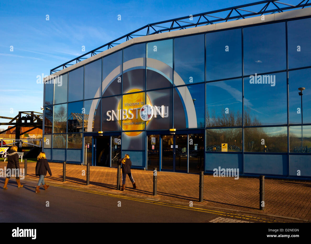 Exterior of Snibston Discovery Museum on the site of Snibston colliery ...