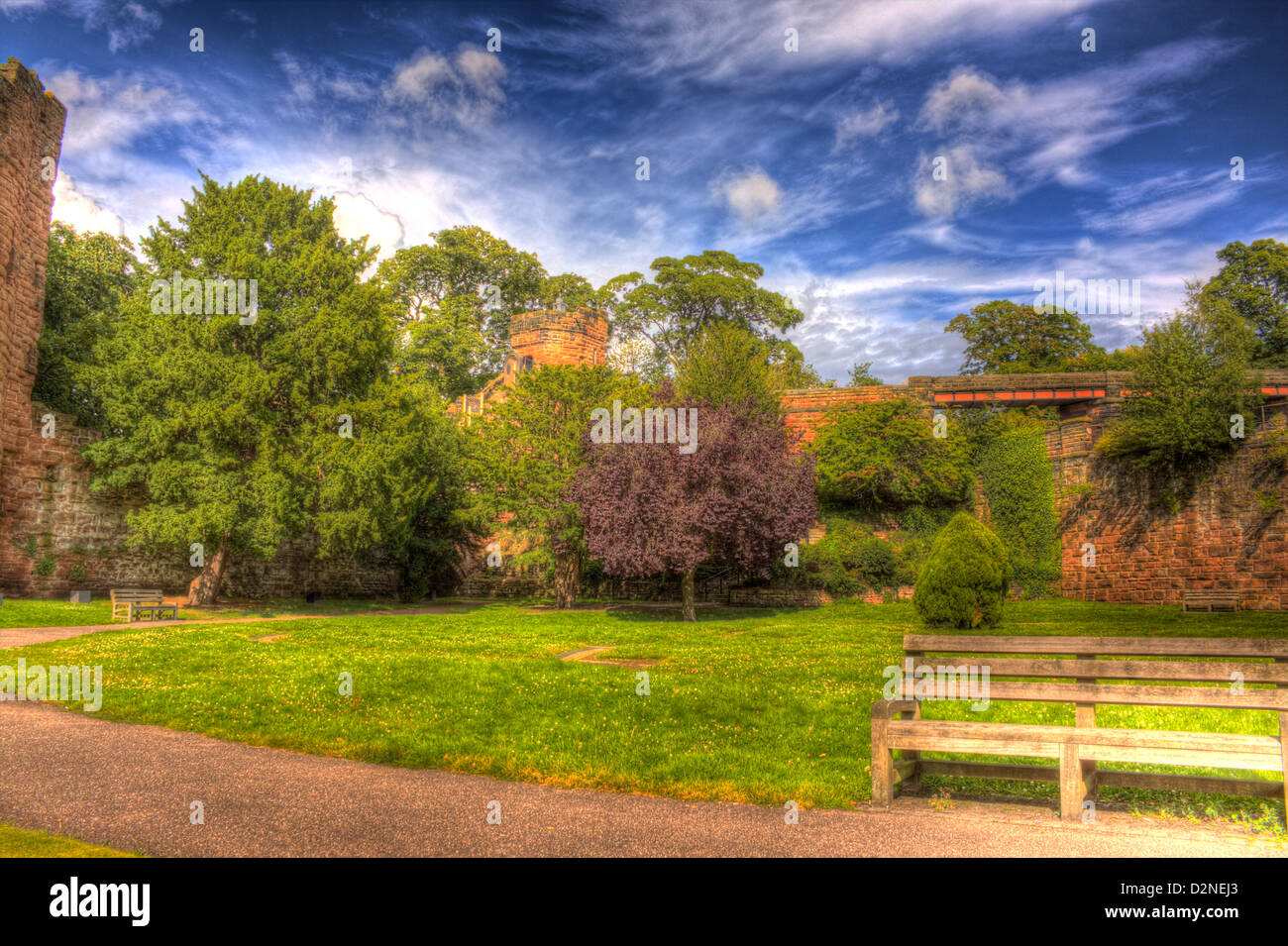 Chester walls hi-res stock photography and images - Alamy