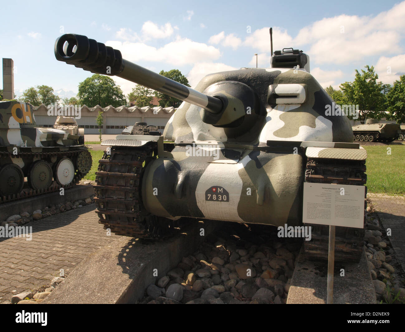 The Nahkampfkanone II, also known as the 'Gustav' tank, was a German ...