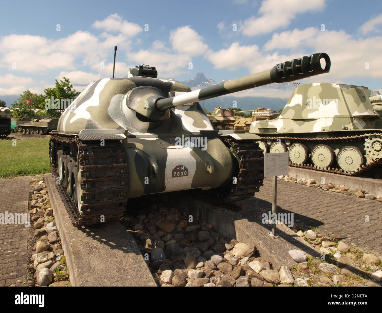 The Nahkampfkanone II, also known as the 'Gustav tank,' is a German ...