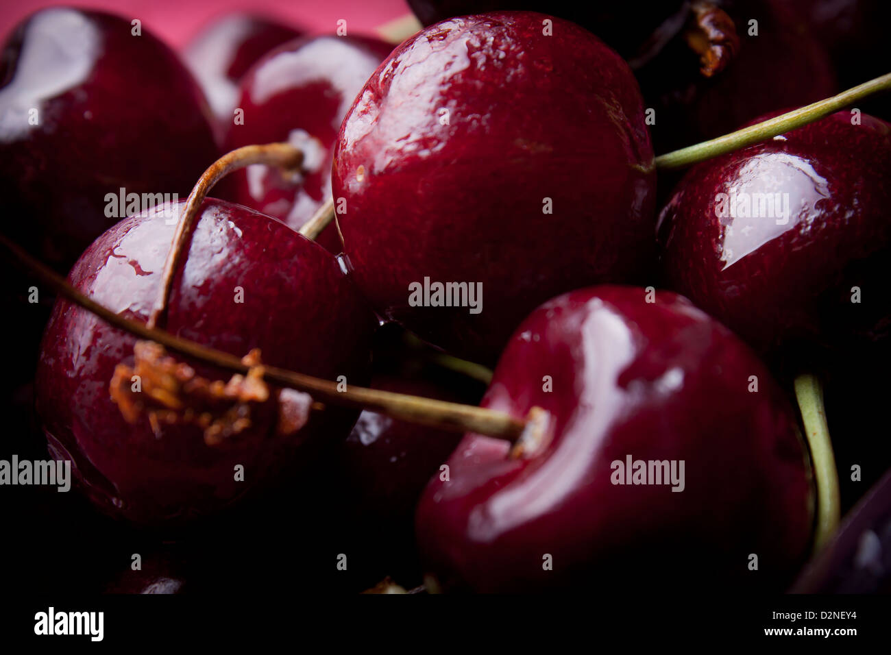 close - up photo of sweet cherry Stock Photo - Alamy