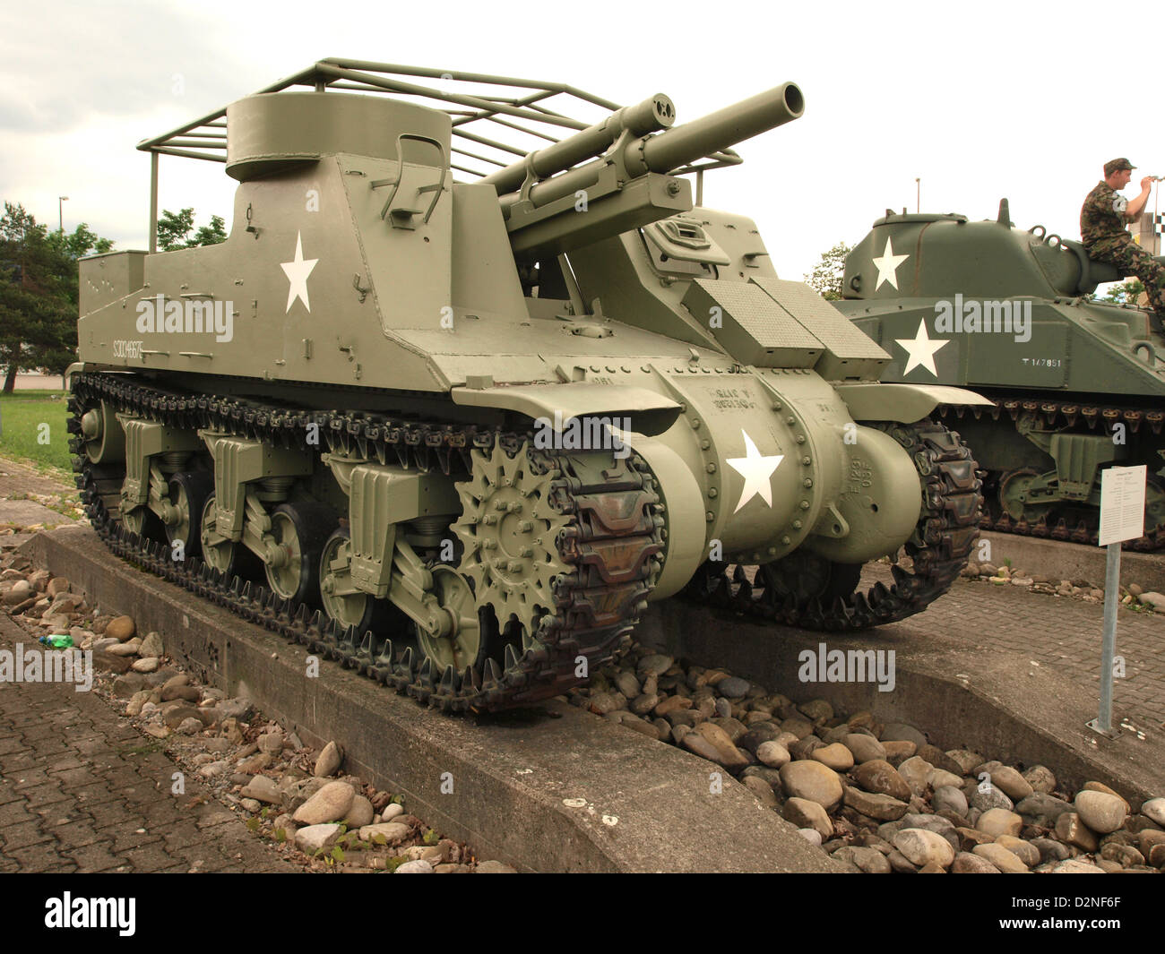 M7 'Priest' tank Stock Photo - Alamy