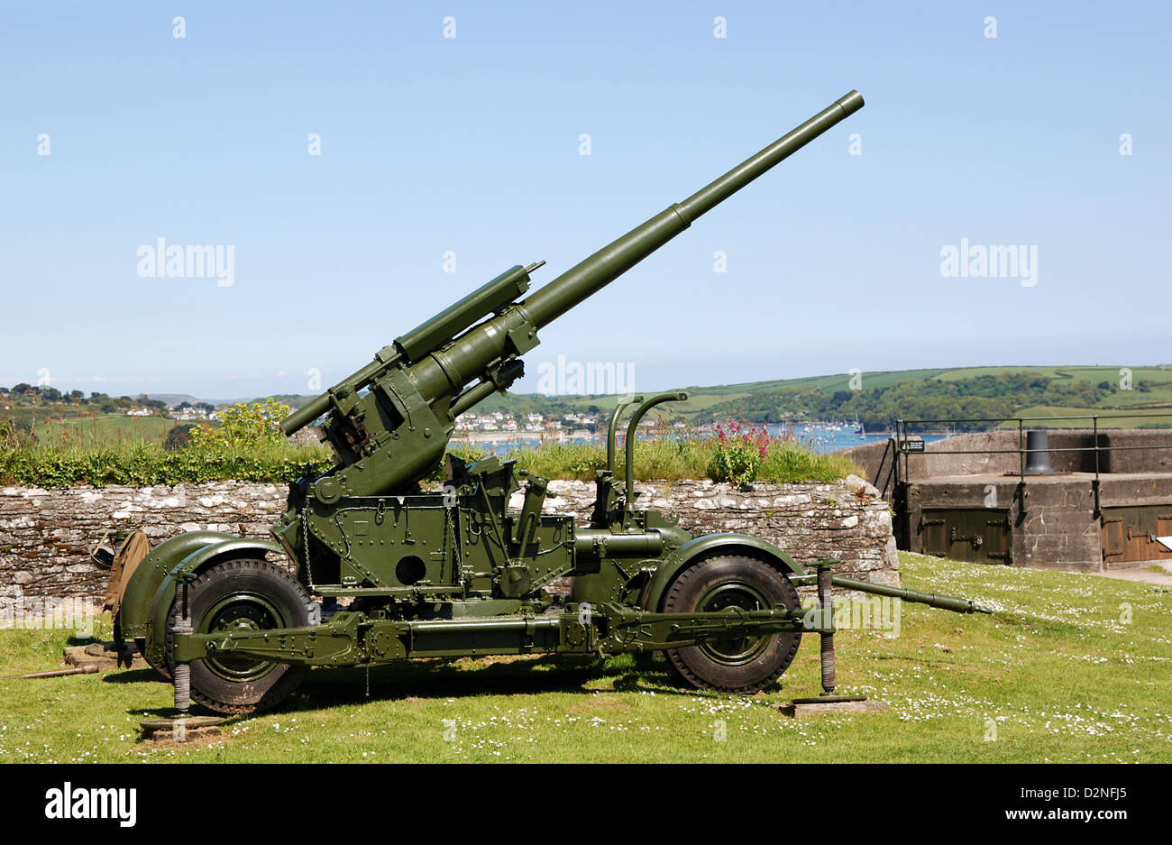 A world war two anti aircraft gun Stock Photo - Alamy