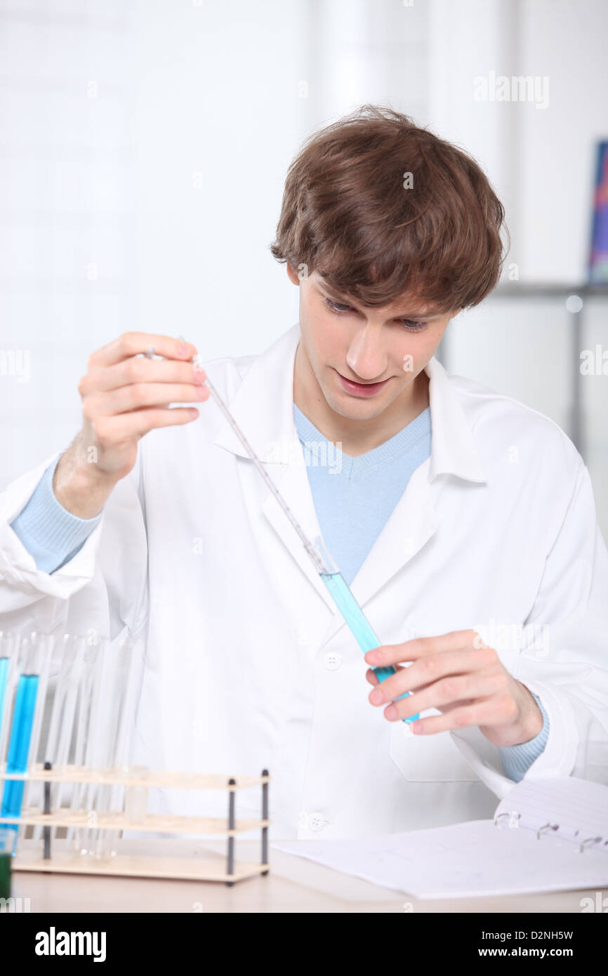 Young male scientist Stock Photo - Alamy