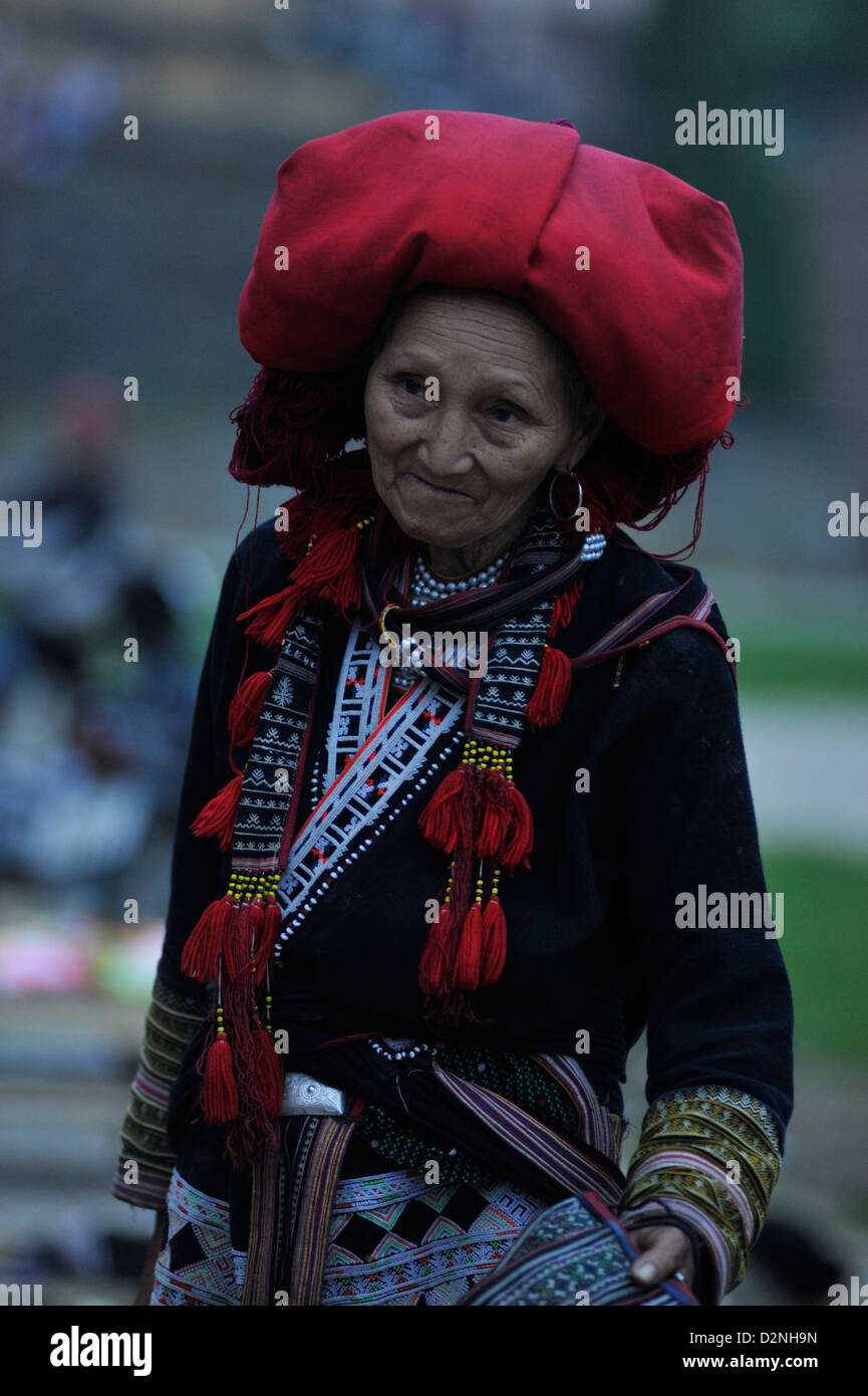 selling at the market her trinkets Stock Photo - Alamy
