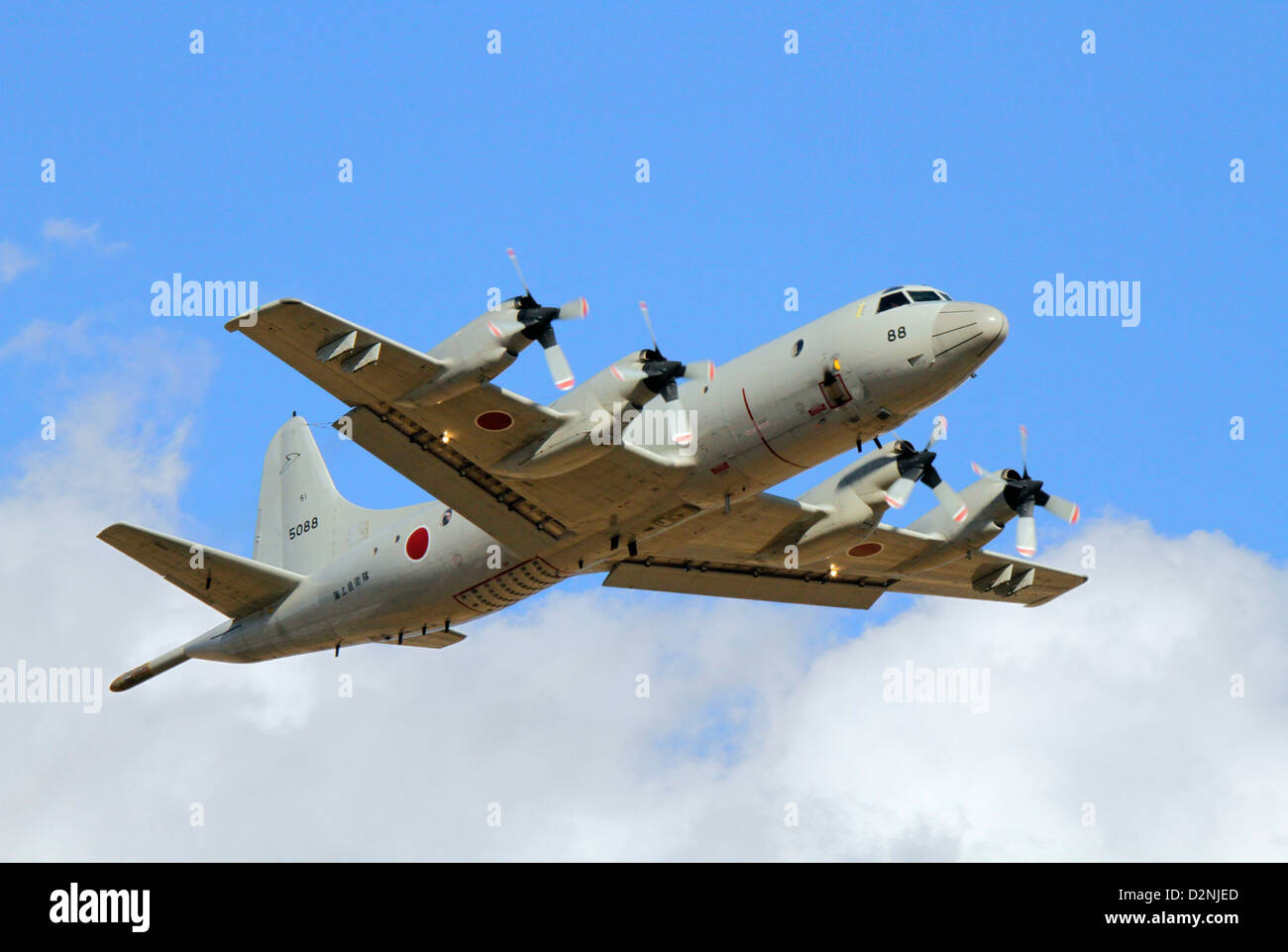Lockheed P-3C ASW aircraft of Japan Maritime Self Defense Force Stock ...