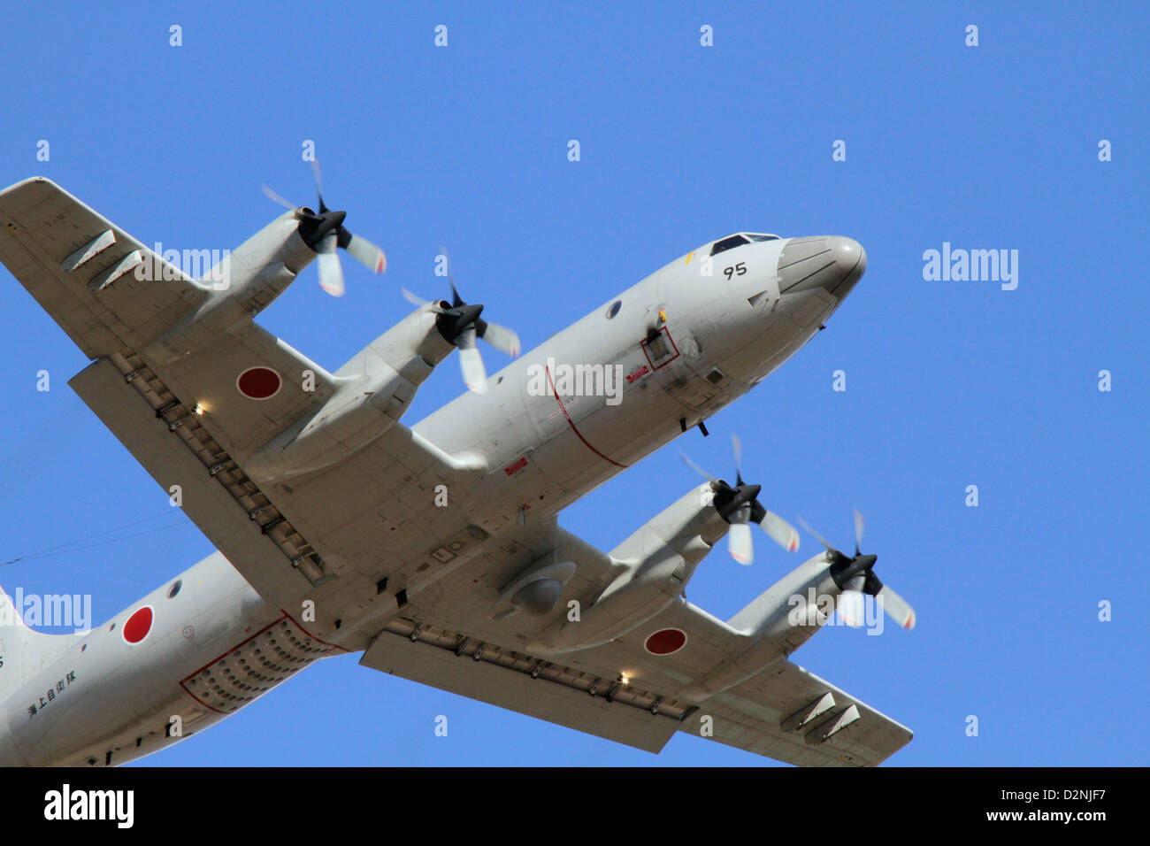 Lockheed P-3C ASW aircraft of Japan Maritime Self Defense Force Stock ...
