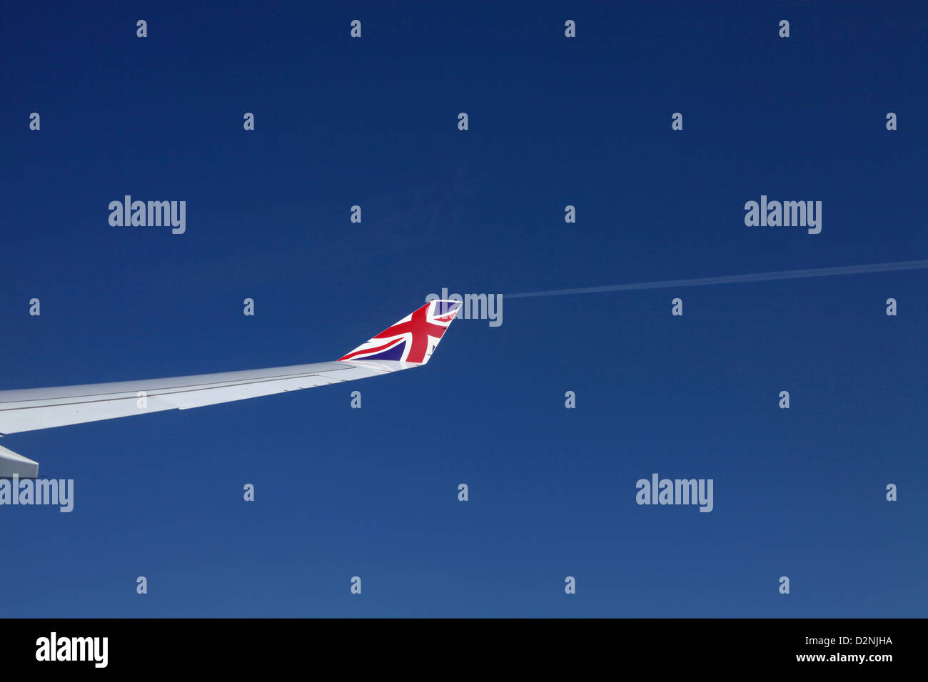 The wing tip of Virgin Atlantic A340 aircraft Stock Photo - Alamy