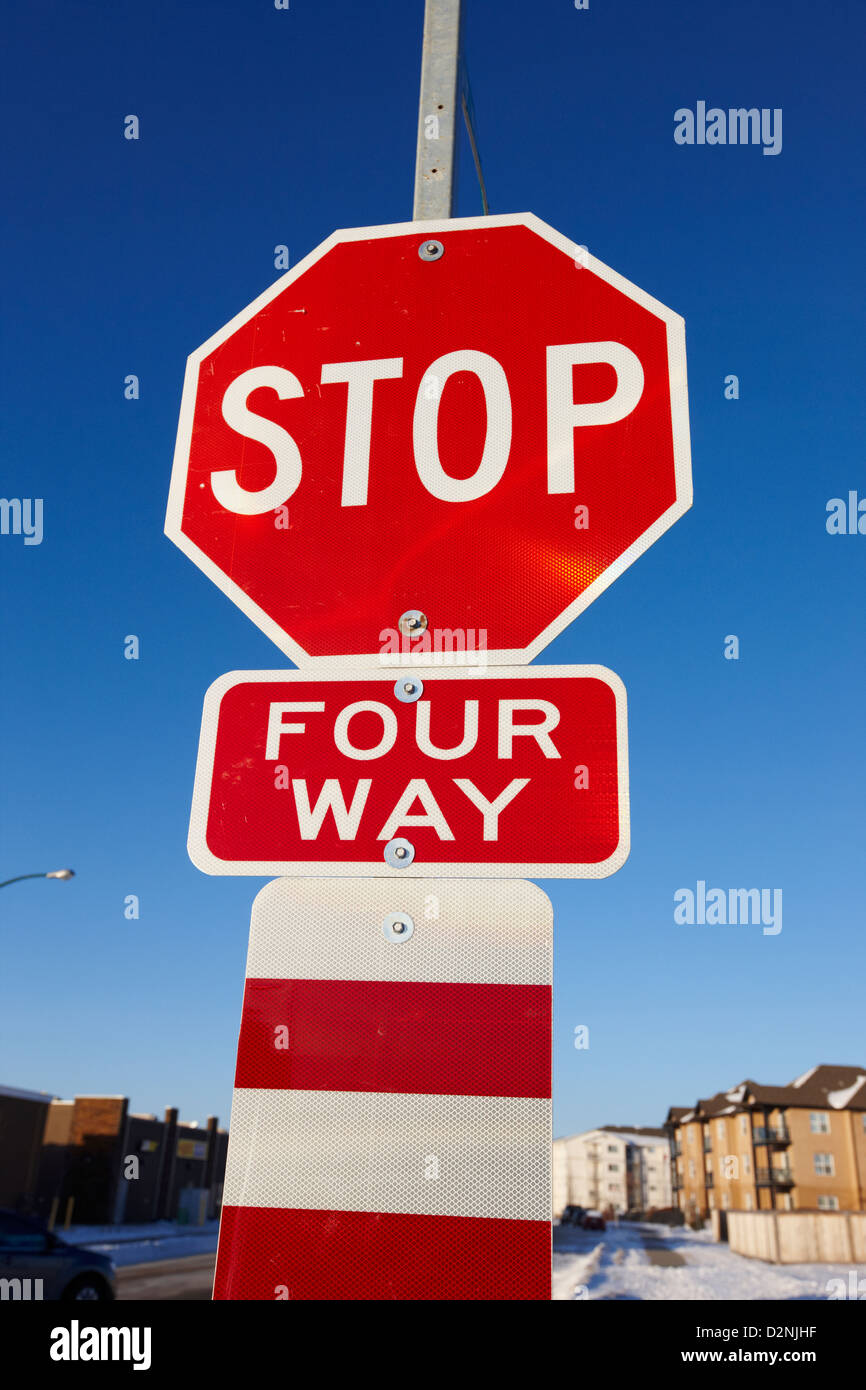 All way stop sign hi-res stock photography and images - Alamy