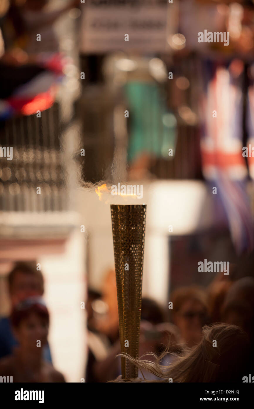 Olympic torch 2012 and fire hi-res stock photography and images - Alamy