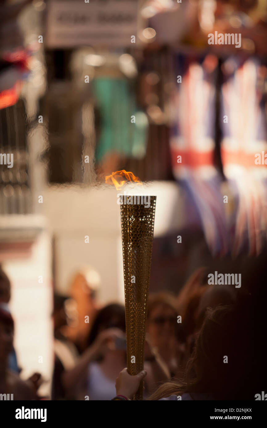 Olympic torch 2012 and fire hi-res stock photography and images - Alamy