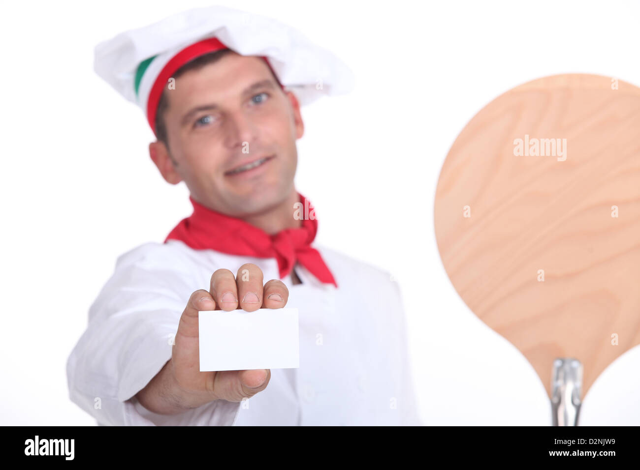 portrait of a pizza chef Stock Photo - Alamy