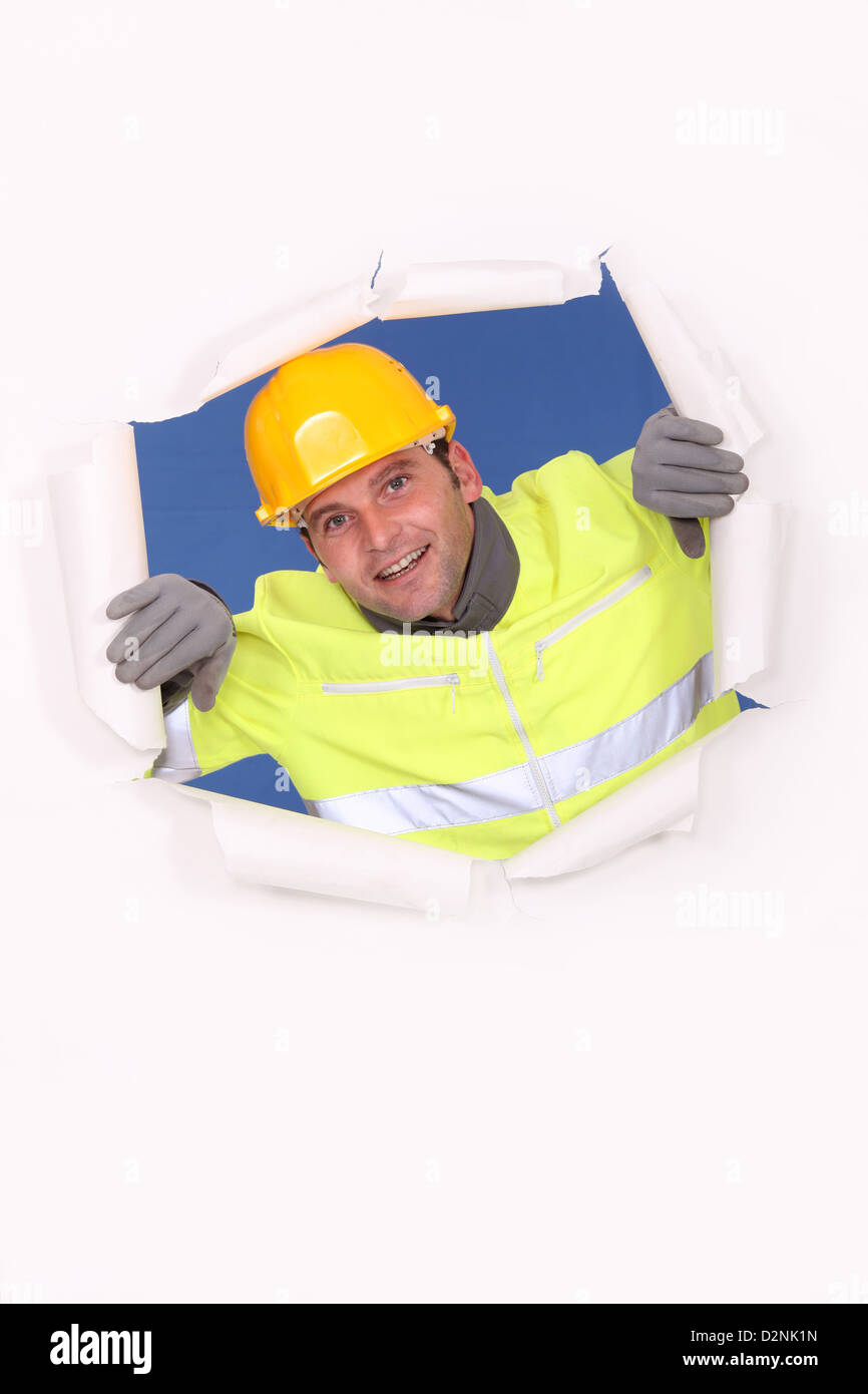 Reflective clothing Cut Out Stock Images & Pictures - Alamy