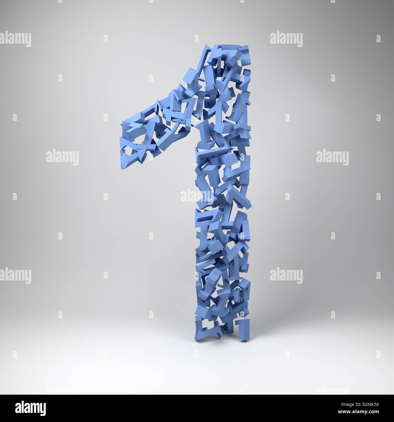 The number one Stock Photo - Alamy