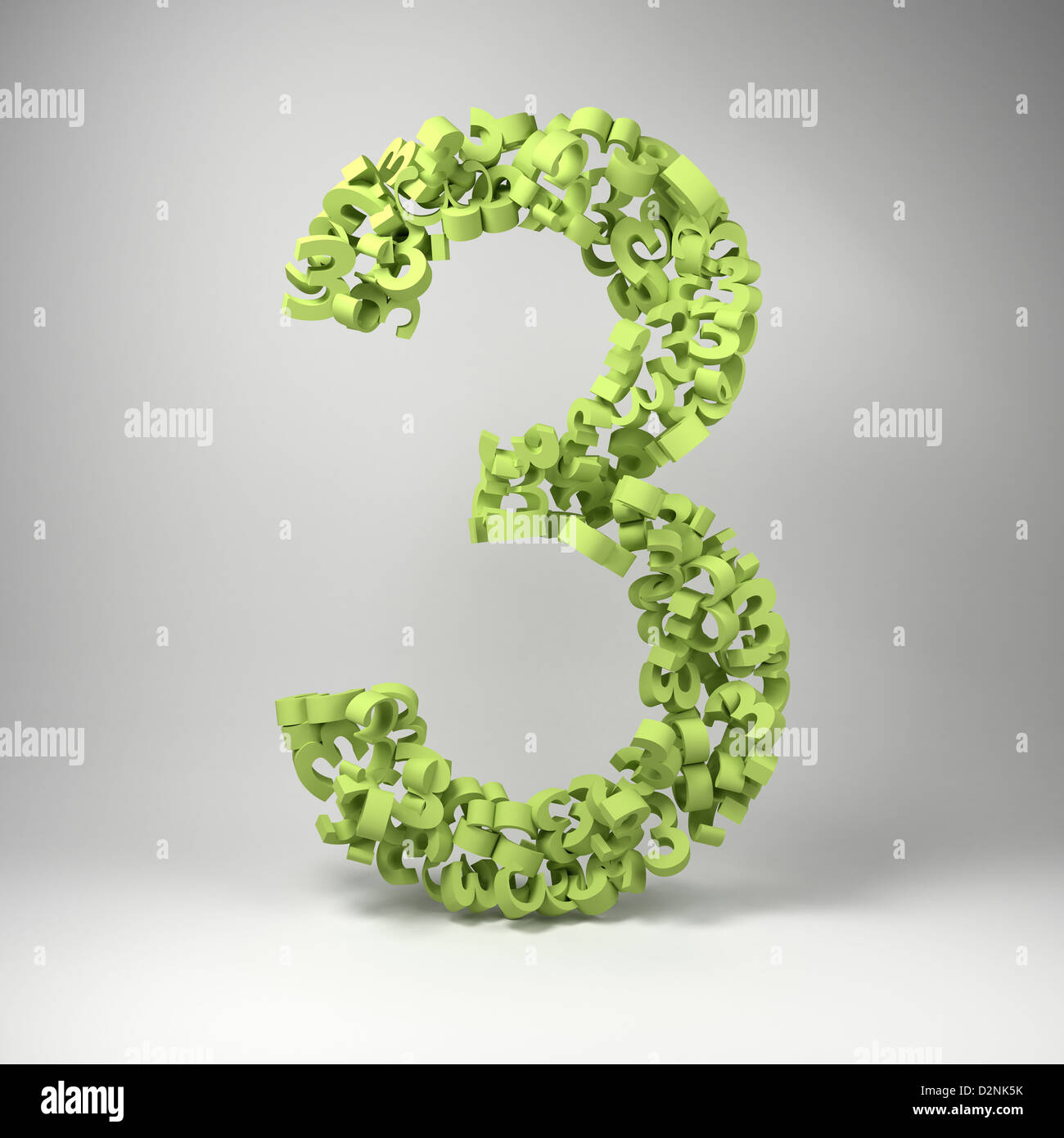 The number three Stock Photo - Alamy