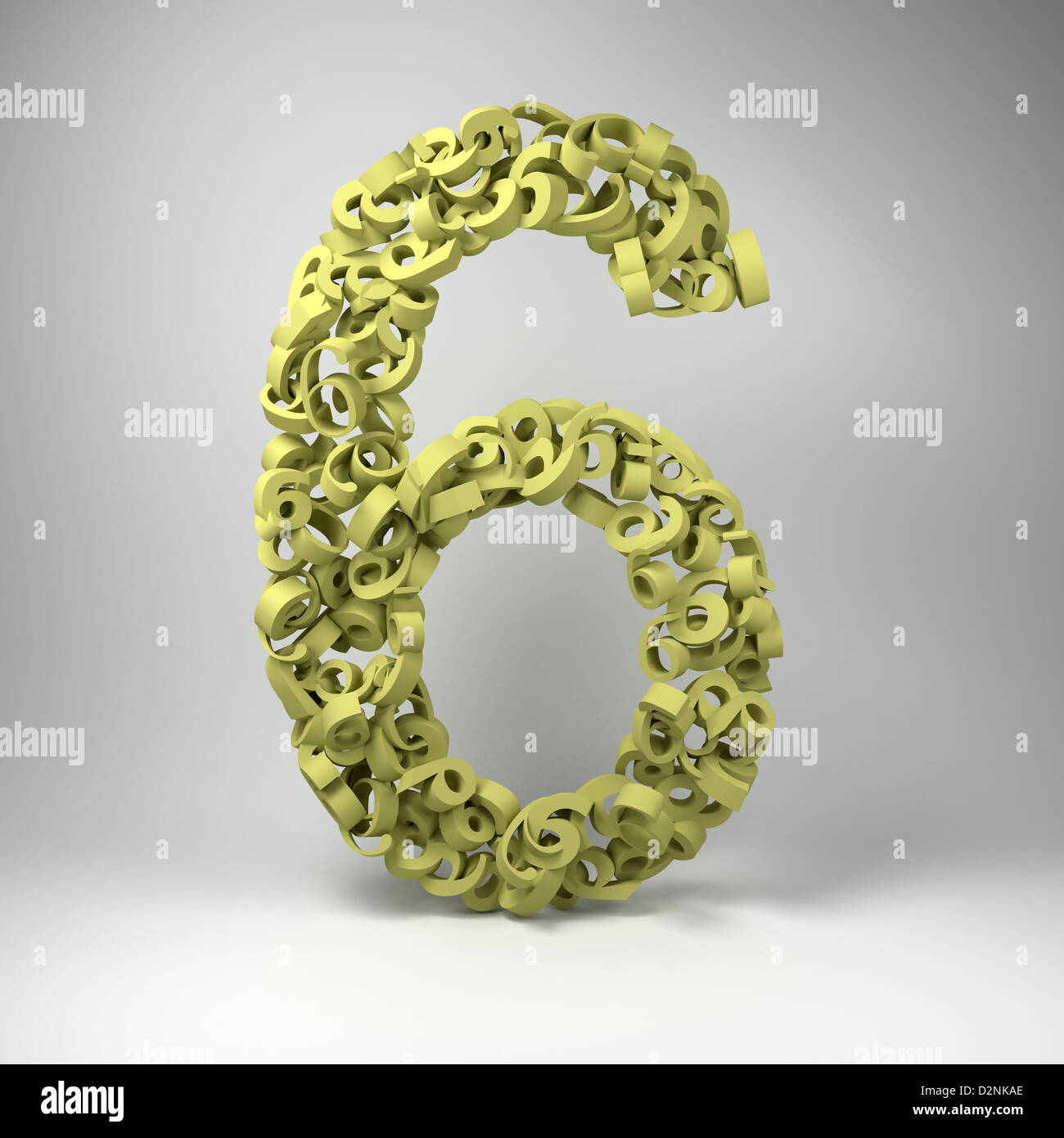 The number six Stock Photo - Alamy