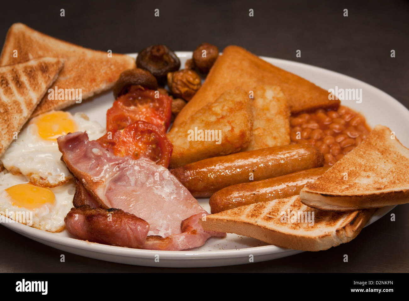 Traditional English breakfast Stock Photo - Alamy