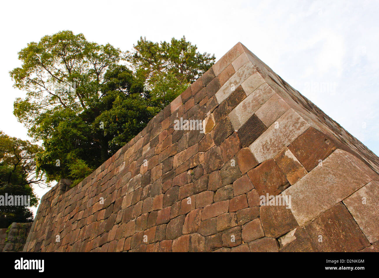 Edo Castle, walls Stock Photo - Alamy