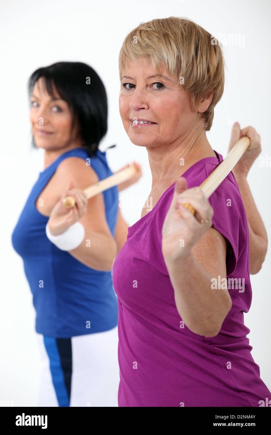 Friends working out at the gym together Stock Photo - Alamy
