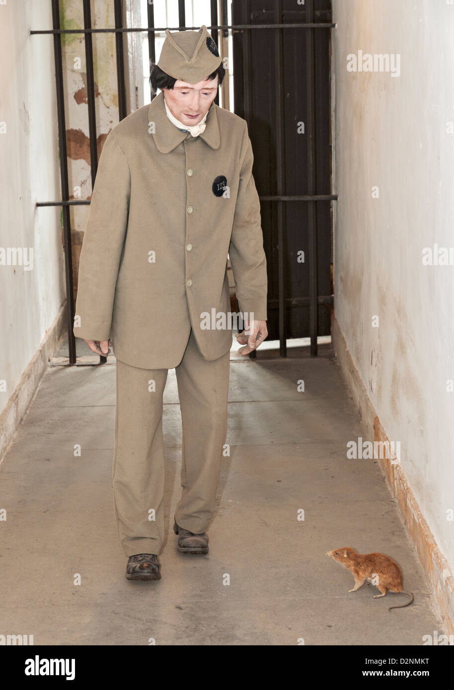 Scotland, Historic Inverary Jail, New Jail circa late 19C, prisoner and ...
