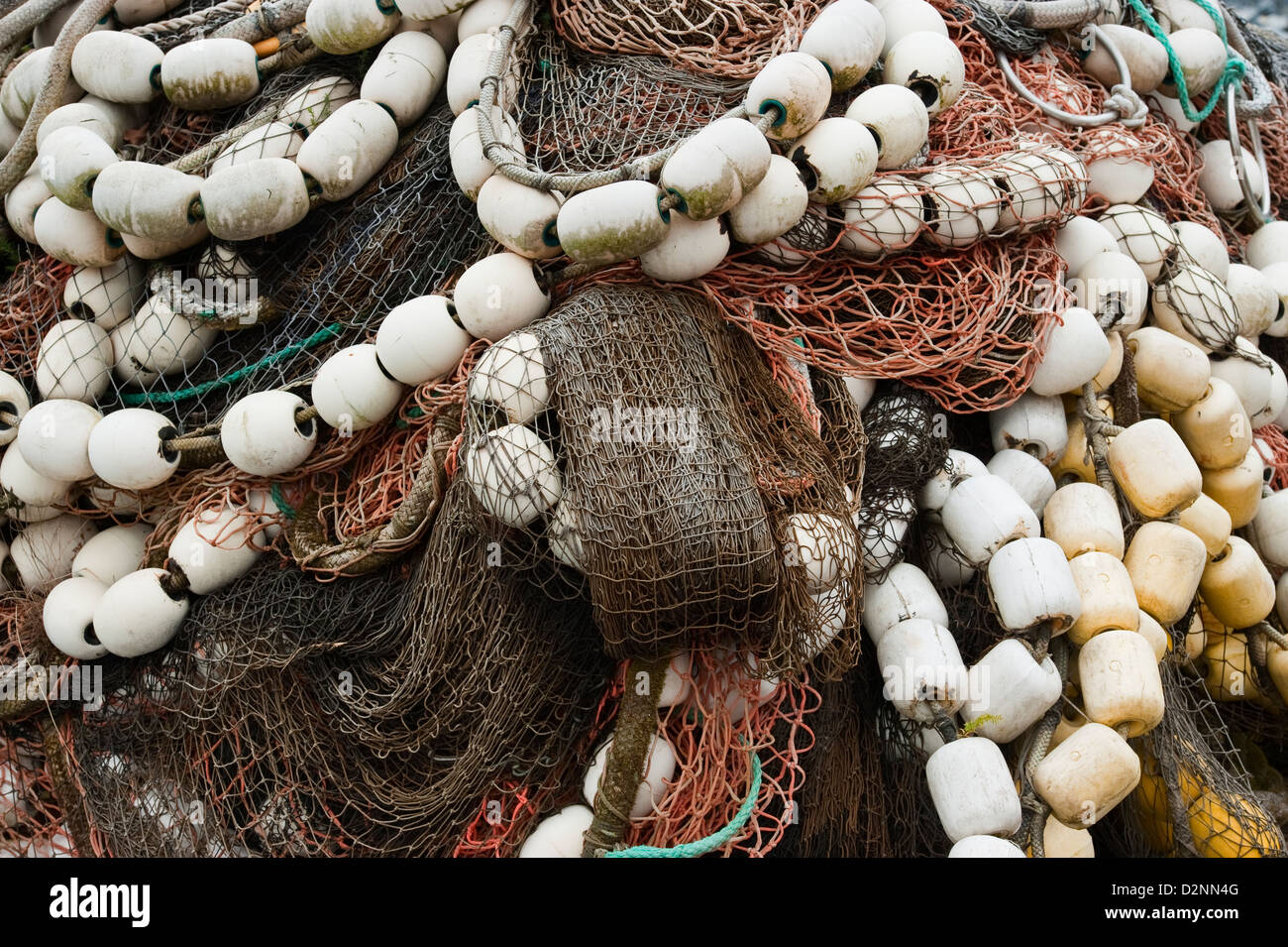 Colourful commercial fishing nets port hi-res stock photography and ...