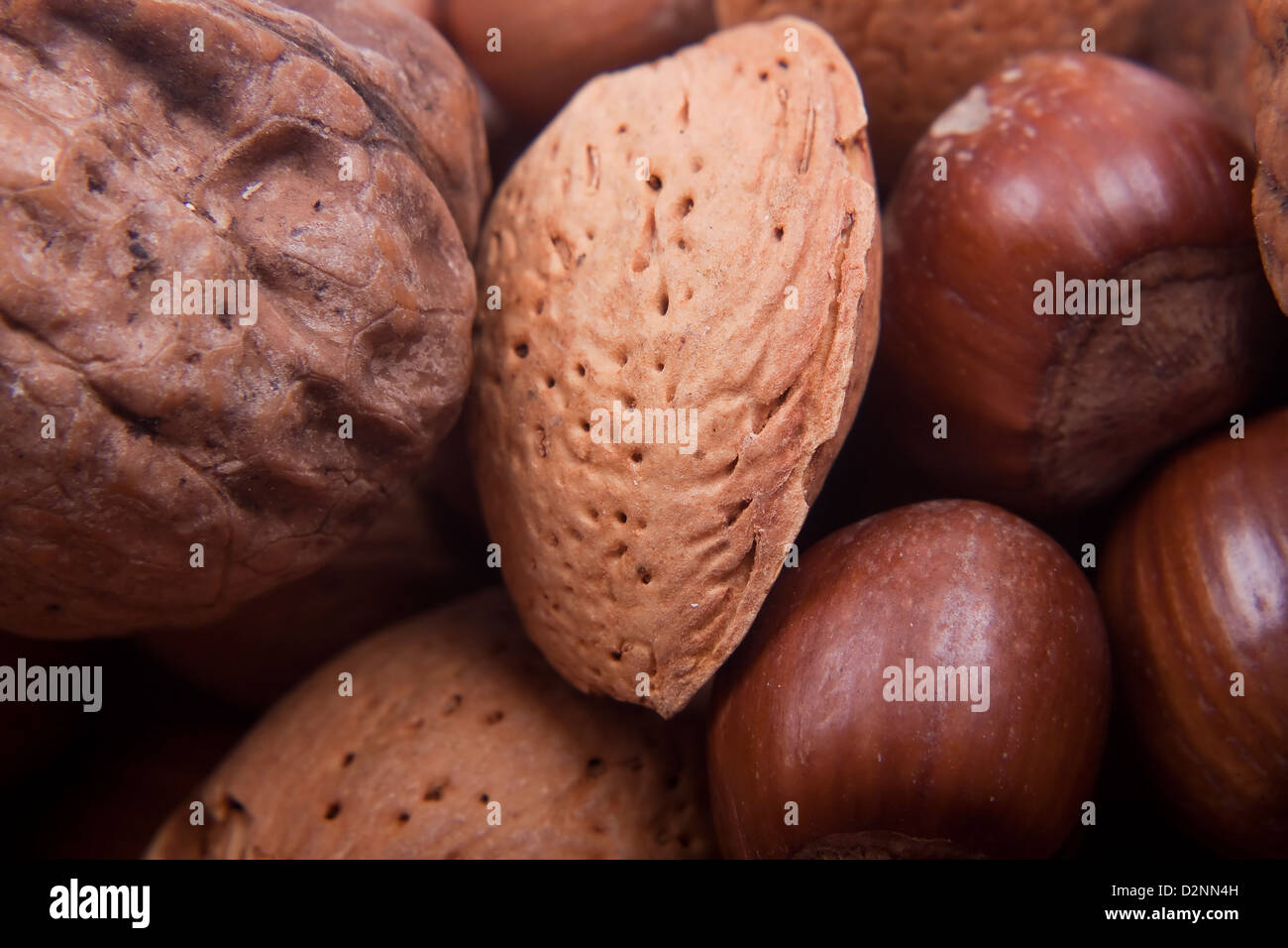Mixed nuts shells hi-res stock photography and images - Alamy