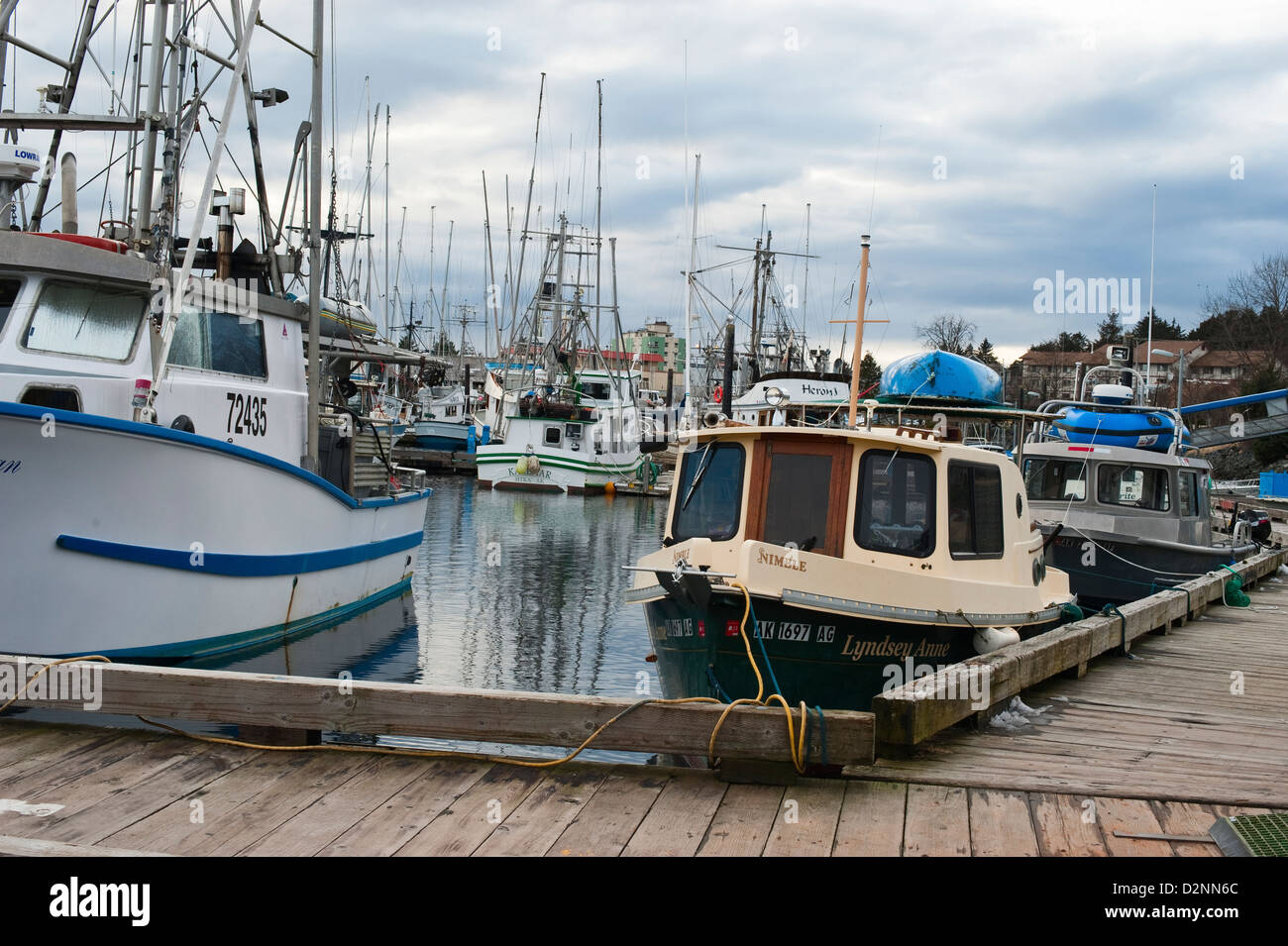 Scene in Crescent Harbor, Sitka, Alaska, USA Stock Photo - Alamy