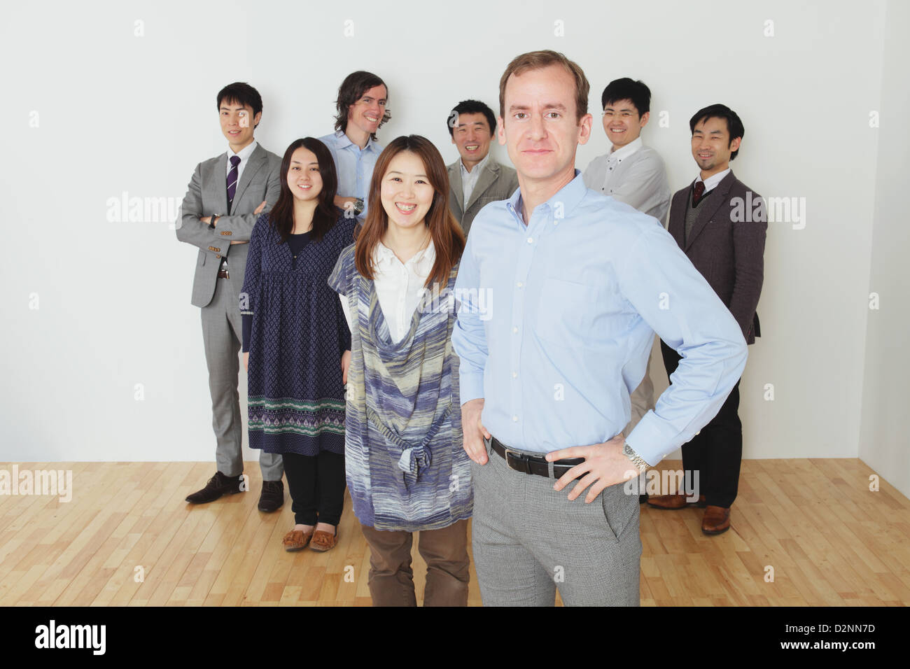 International group portrait Stock Photo - Alamy