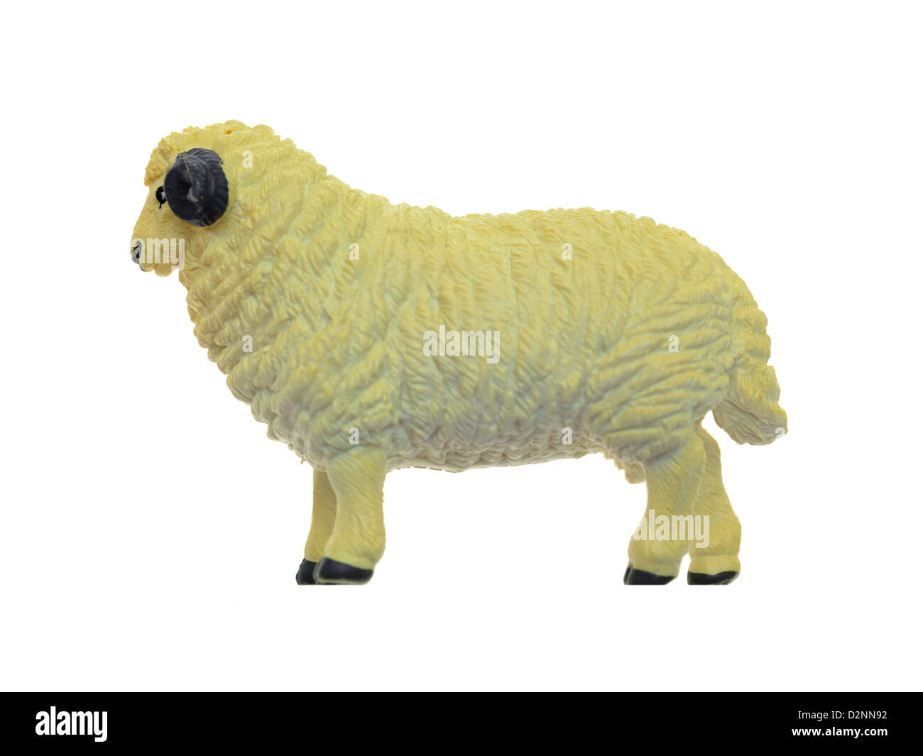 Farm animals isolated against a white background Stock Photo - Alamy
