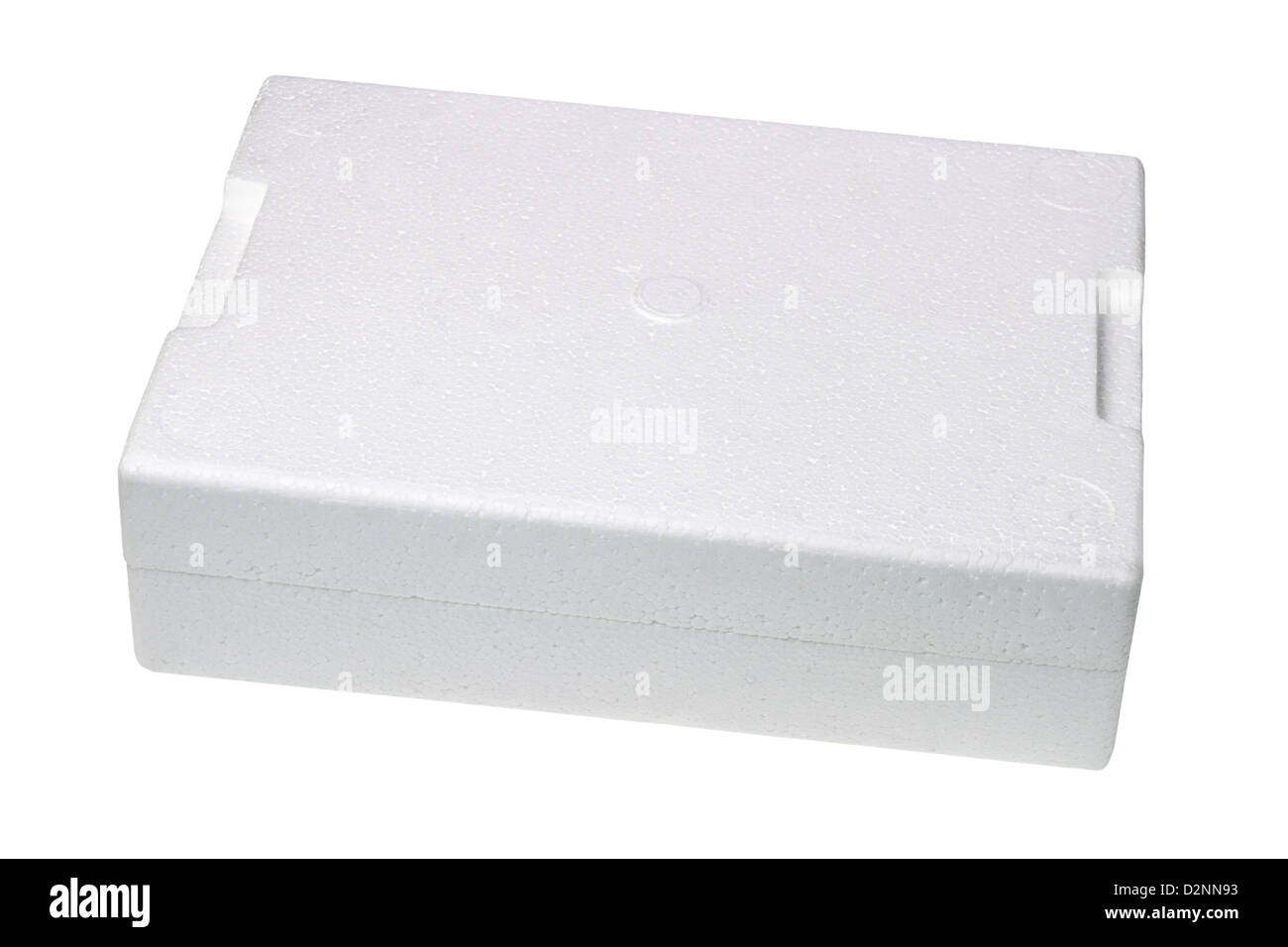 Closed Styrofoam Storage Box on White Background Stock Photo - Alamy