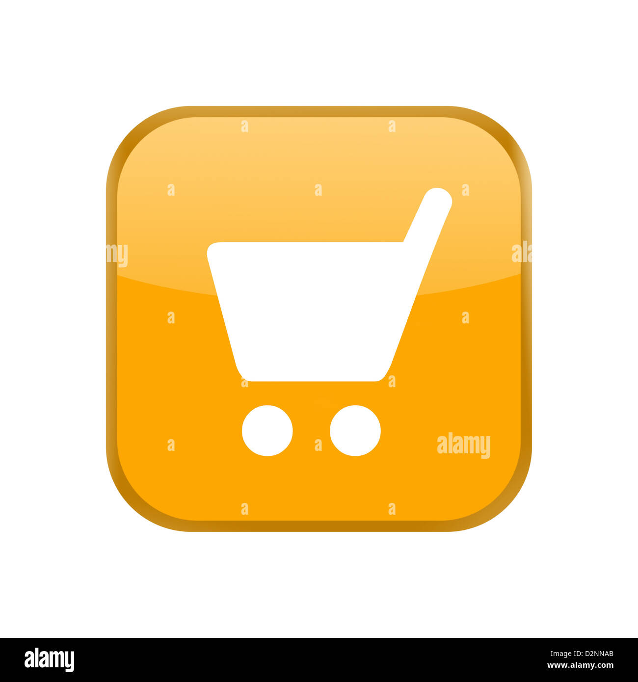 E commerce buttons isolated against a white background Stock Photo - Alamy
