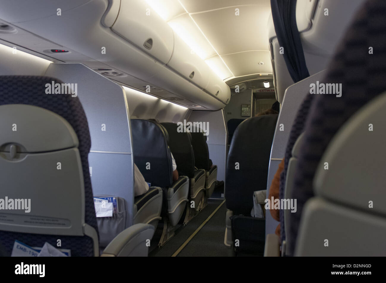 On the Airplain Stock Photo - Alamy