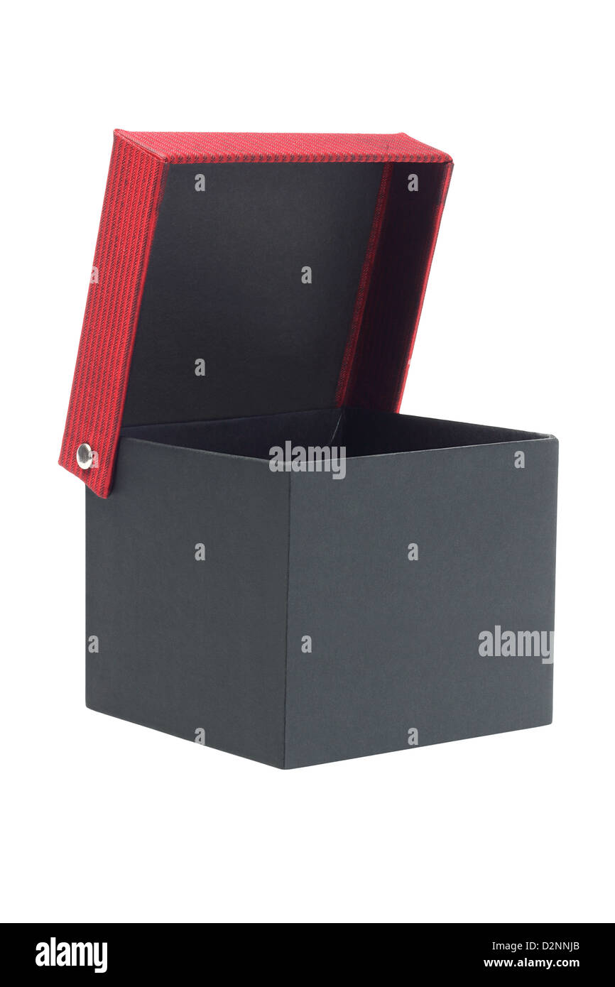 Cardboard box open lid hi-res stock photography and images - Alamy