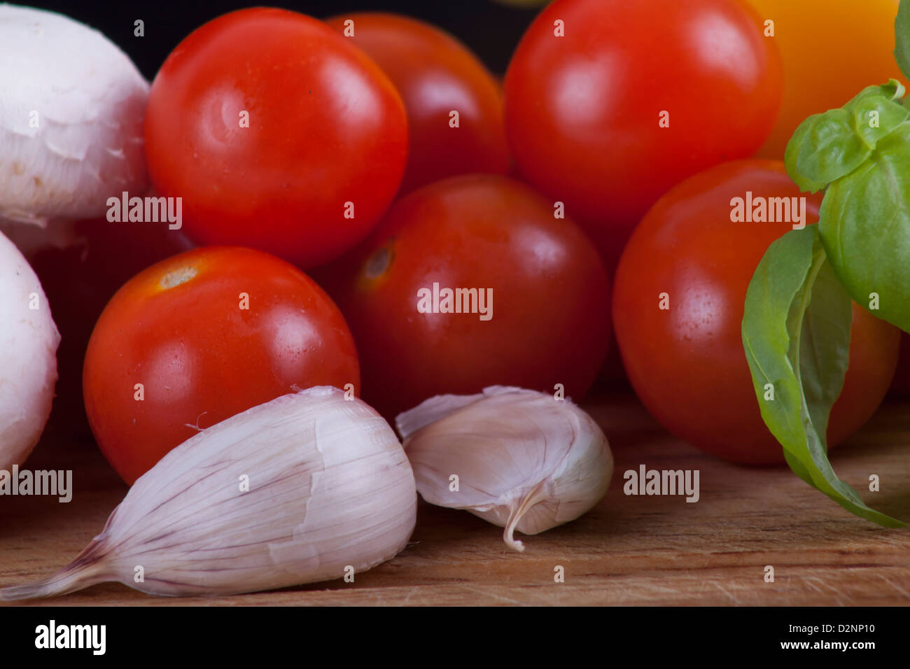 mix of vegetables on a black backgraund Stock Photo - Alamy