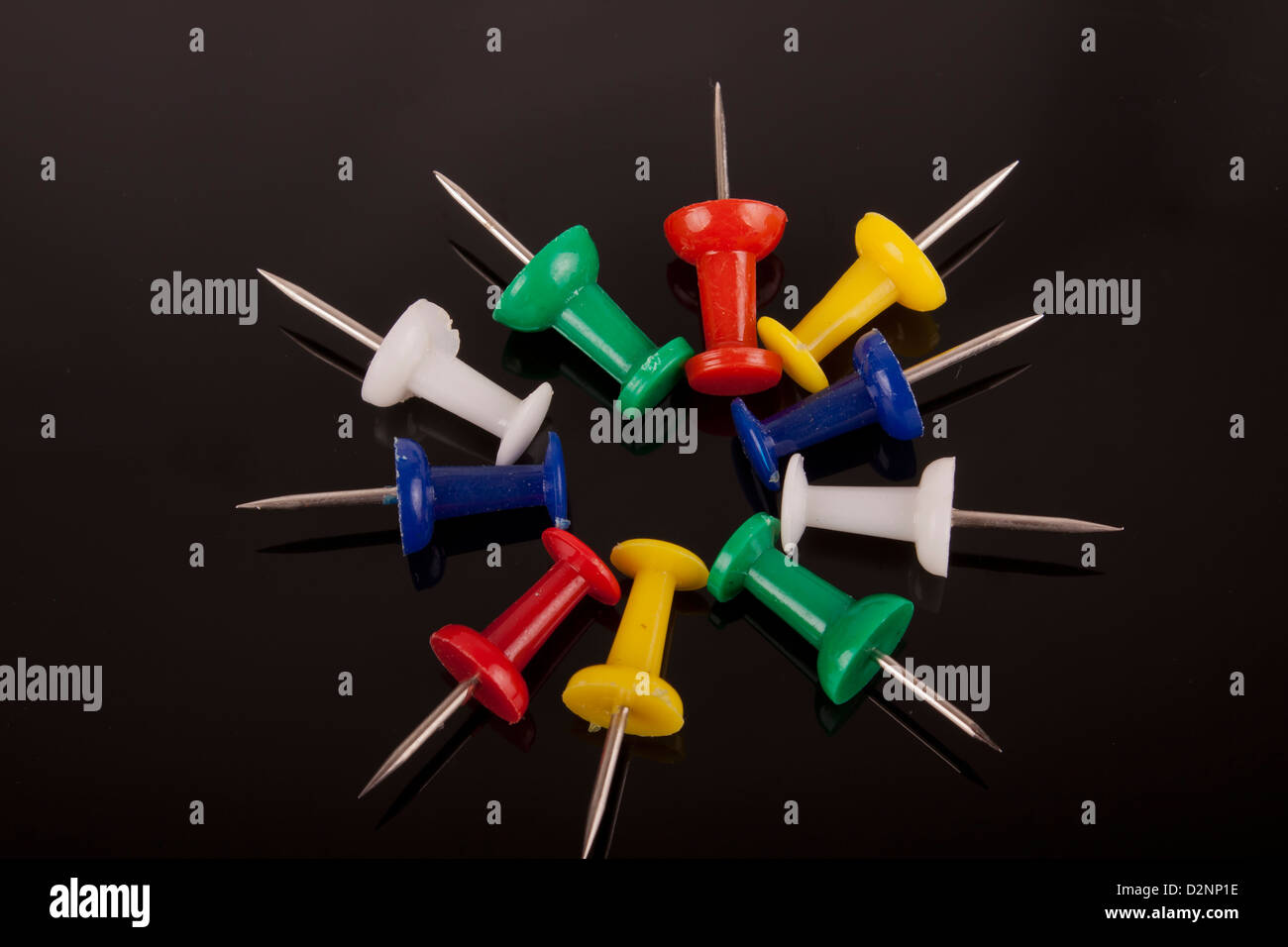 Black and white pins hi-res stock photography and images - Alamy