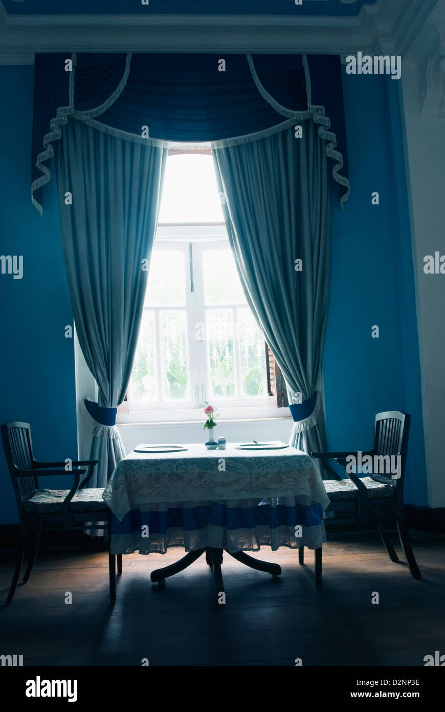 Table and chairs in a hotel room, Lalitha Mahal, Mysore, Karnataka ...