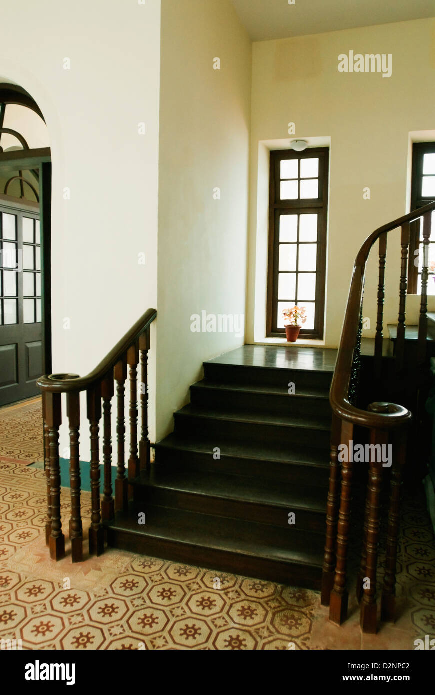 Staircase in a hotel, Mysore, Karnataka, India Stock Photo - Alamy