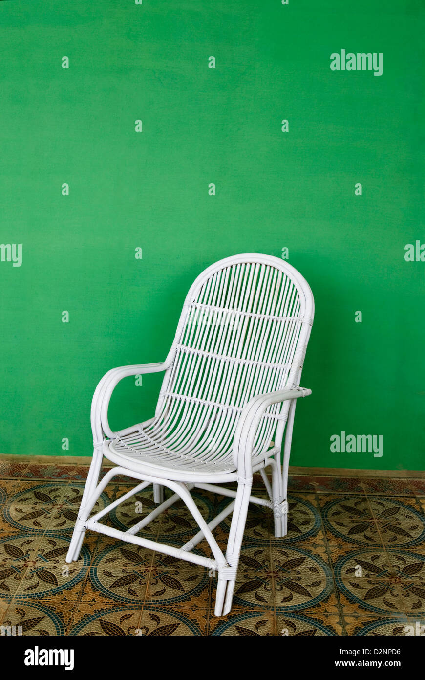 Chair in front of a wall, Lalitha Mahal, Mysore, Karnataka, India Stock ...