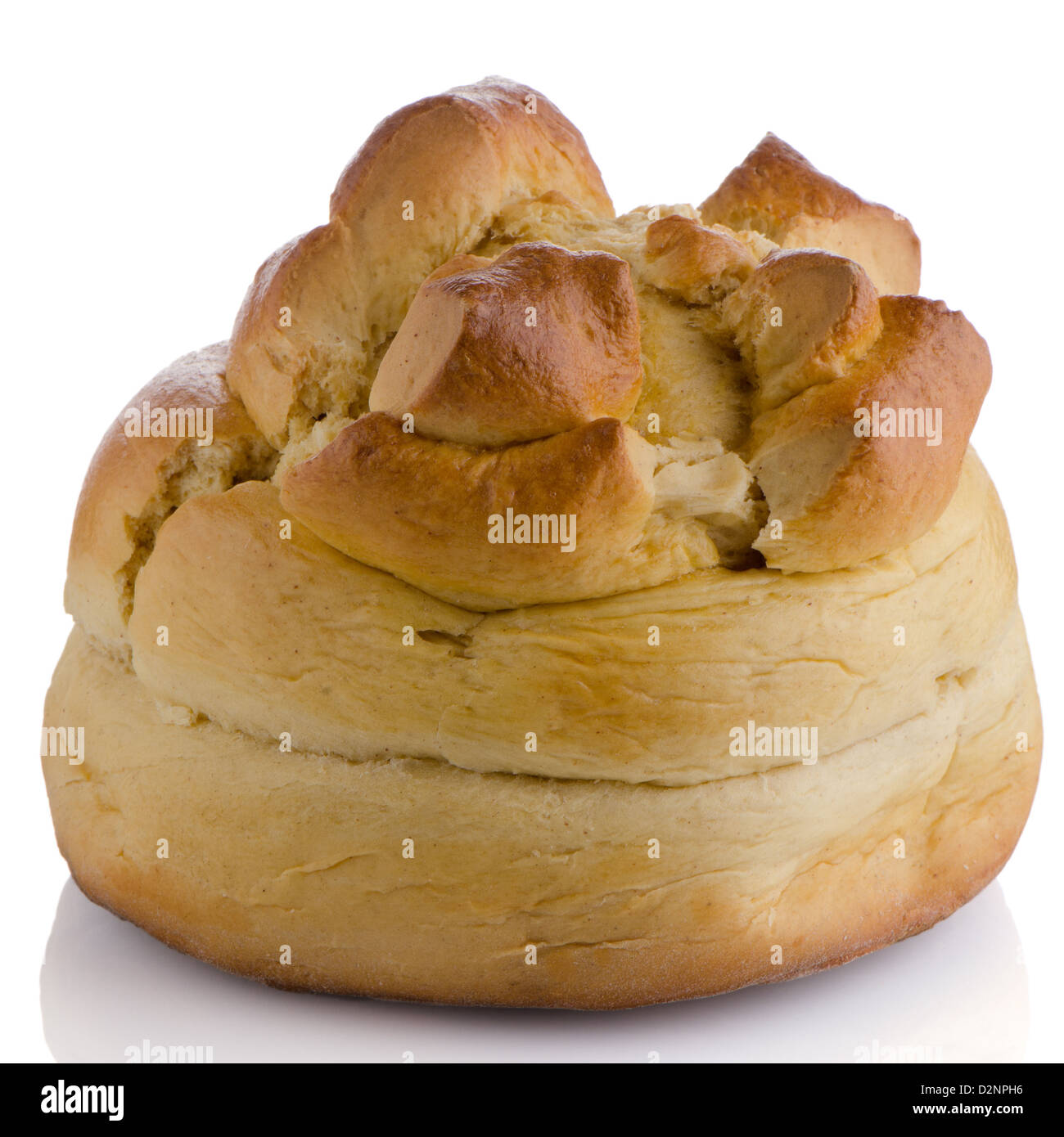 Traditional Portuguese cake, called Fogaca, from Feira, Portugal Stock ...