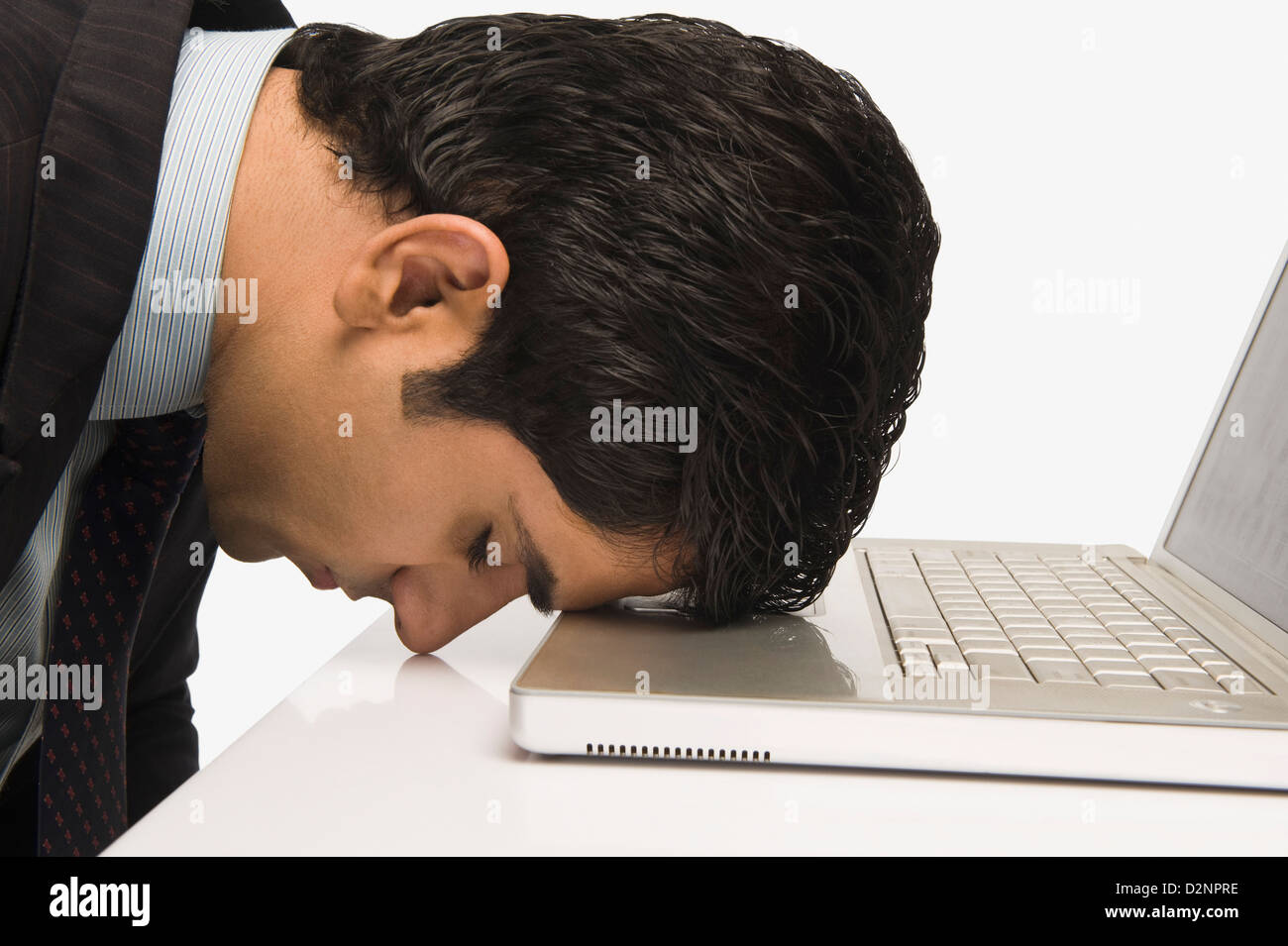 Businessman head down in disappointment hi-res stock photography and ...