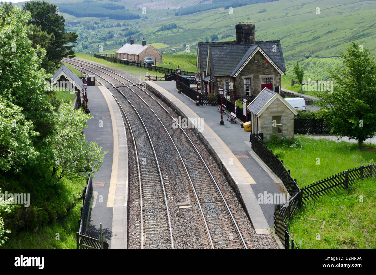Dent railway Station, Cumbria, England Stock Photo - Alamy