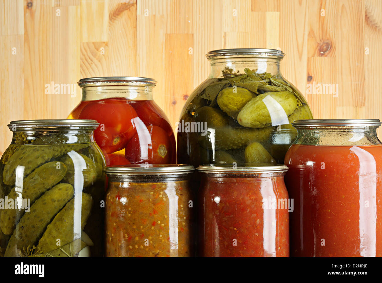 Food preserved hi-res stock photography and images - Alamy