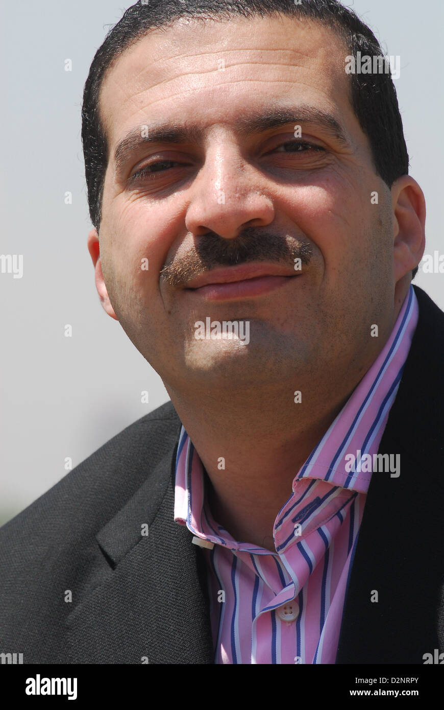 Egyptian Islamic activist and television preacher Amr Khaled, hugely ...