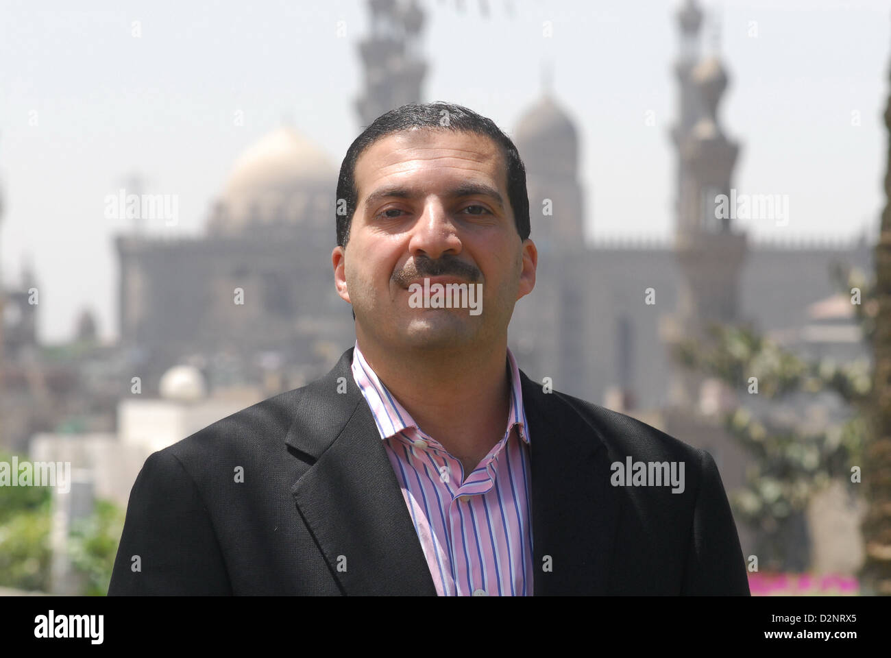 Egyptian Islamic activist and television preacher Amr Khaled, hugely ...