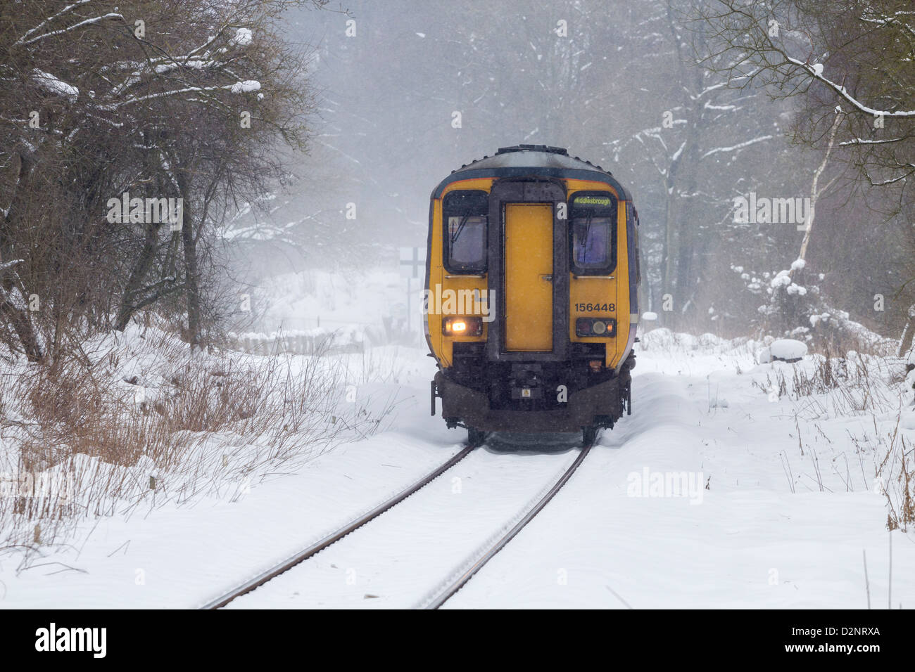 Train from Whitby to Middlesbrough on the picturesque Esk Valley Line ...