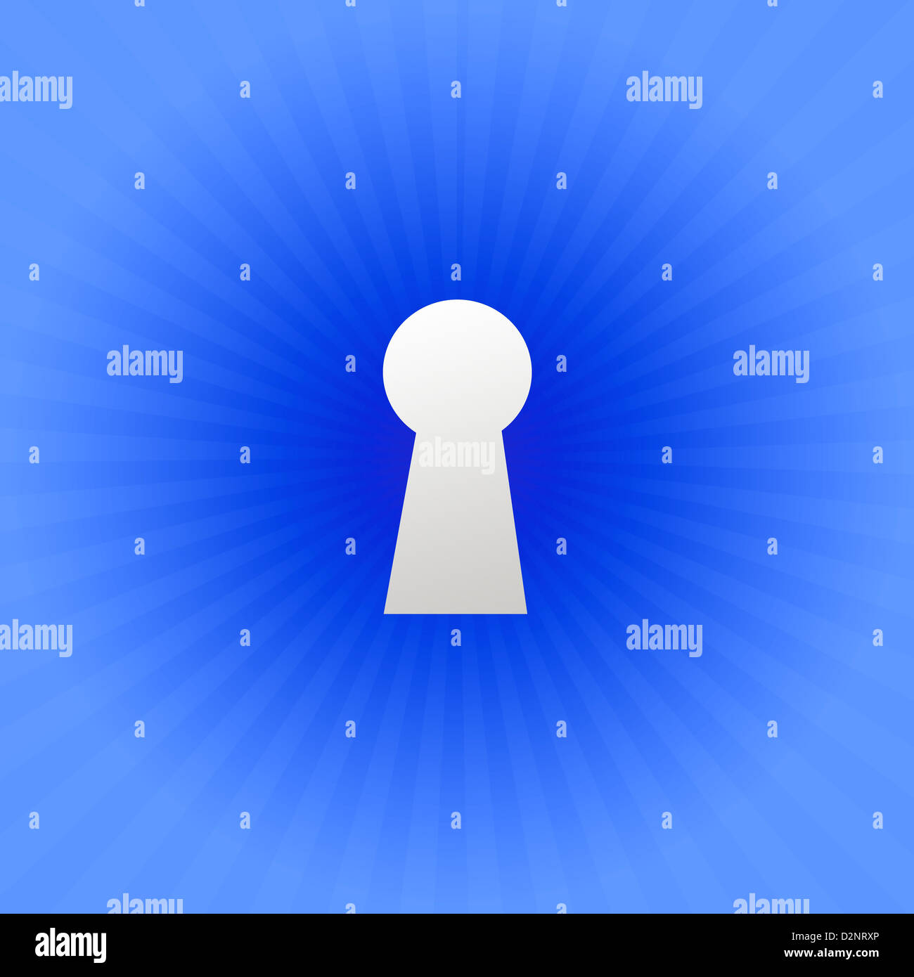 A keyhole isolated against a black background Stock Photo - Alamy
