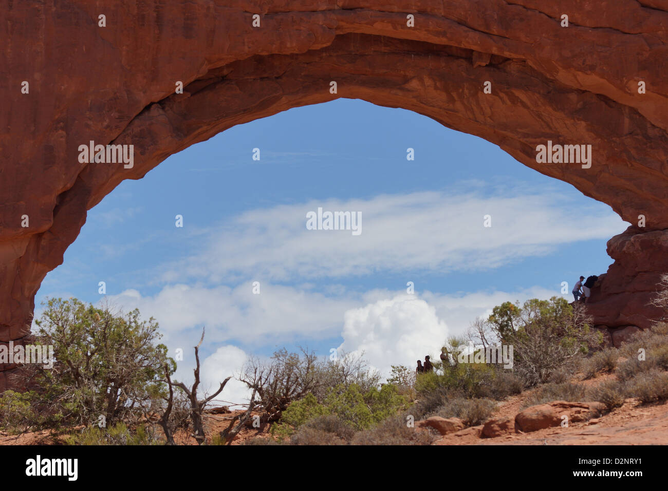 Arches & Clouds Stock Photo - Alamy