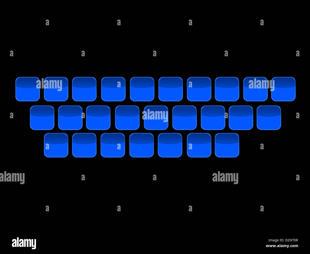 A plastic keyboard against a white background Stock Photo - Alamy